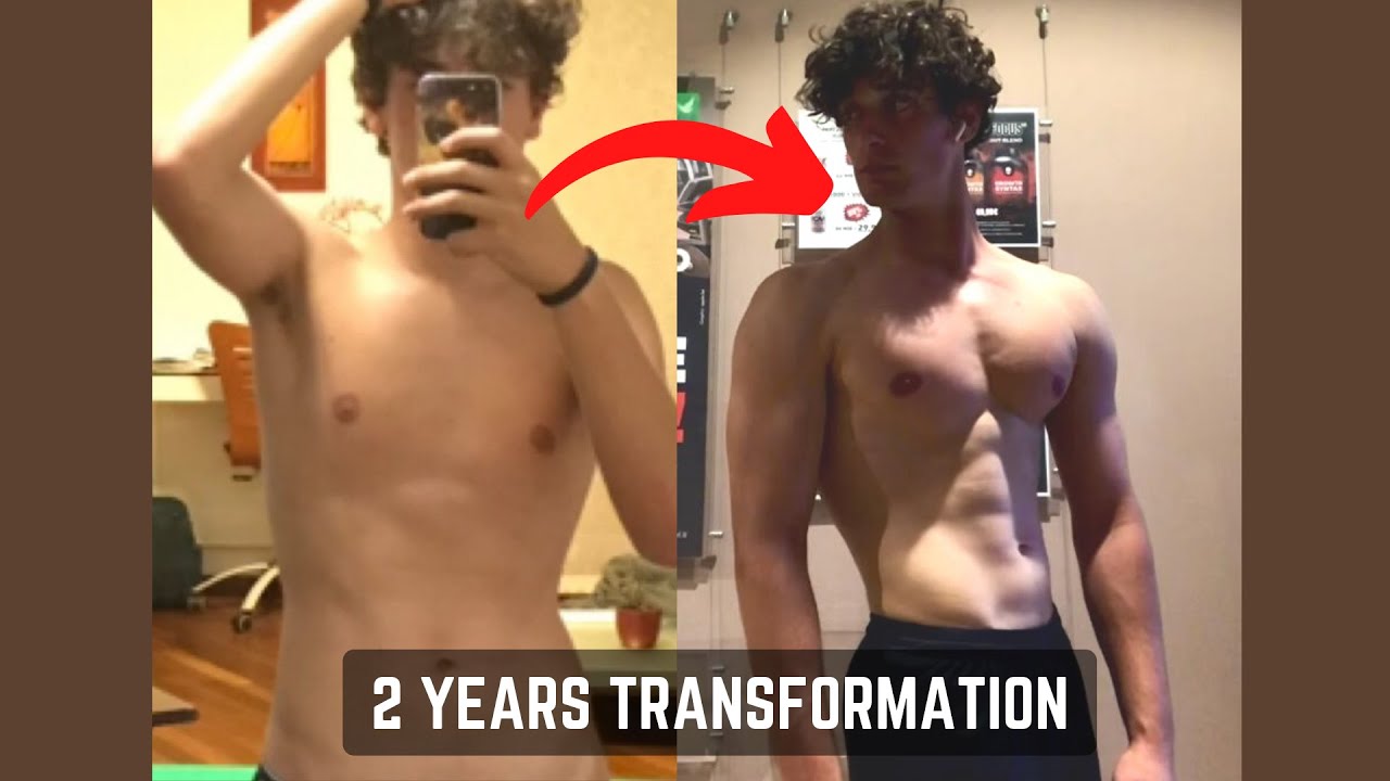 2 YEARS NATURAL BODY TRANSFORMATION (15-17) - YouTube