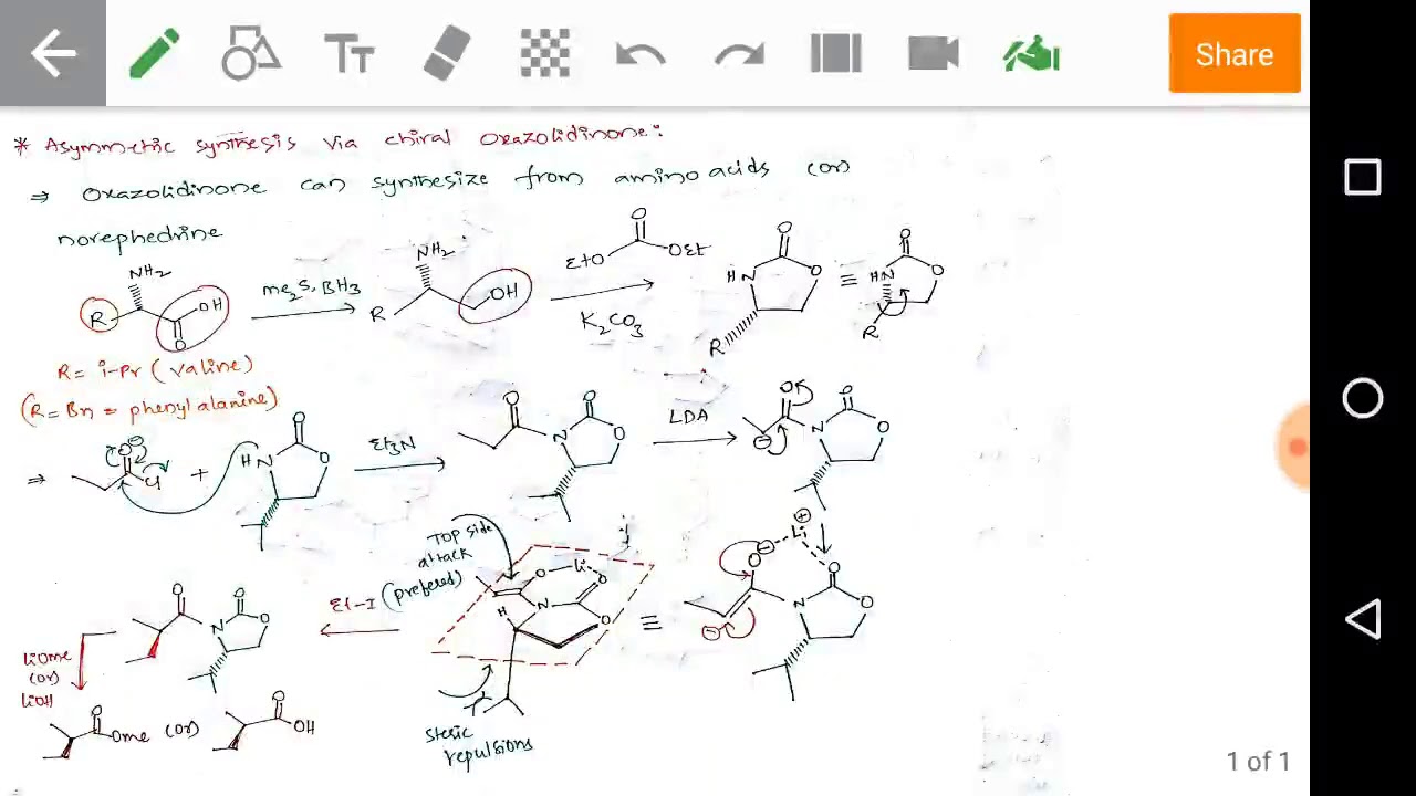 asymmetric induction-chiral auxiliary (chemmasters.online) - YouTube