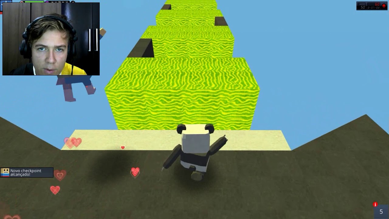 Kogama - Panda no Parkour e Batidão - YouTube