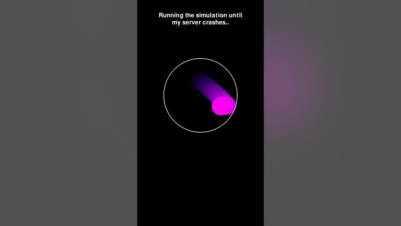 Ball bouncing simulation #adhd #music #code #space #python #physics # ...