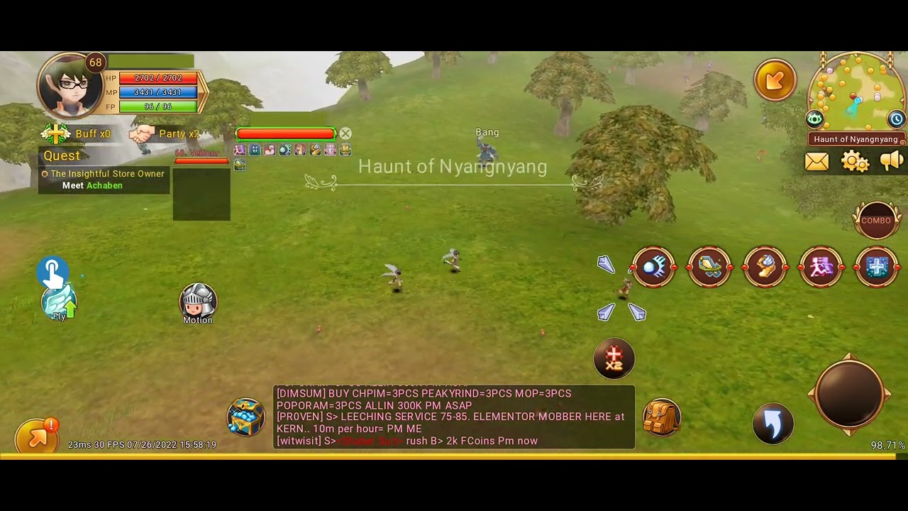 Flyff Universe Auto Buff/Heal for Assist - Macrorify - YouTube