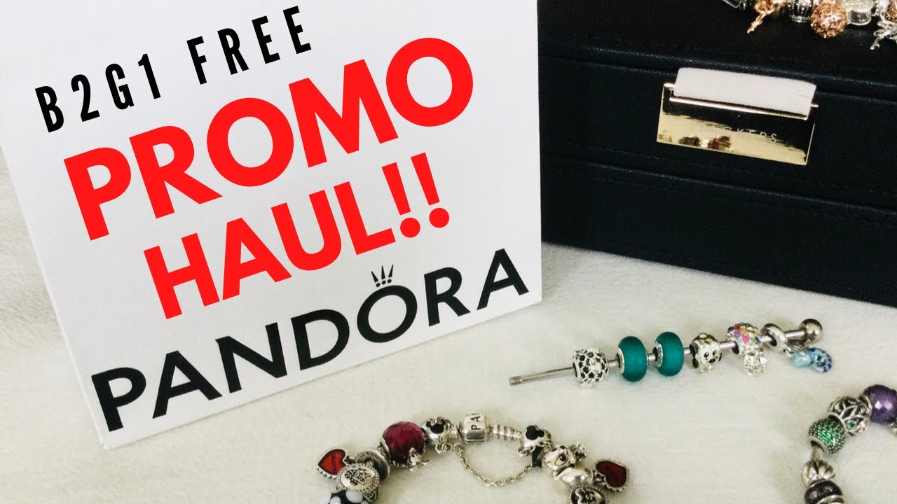 PANDORA B2G1 Free Promo HAUL ️ ️ ️ - YouTube