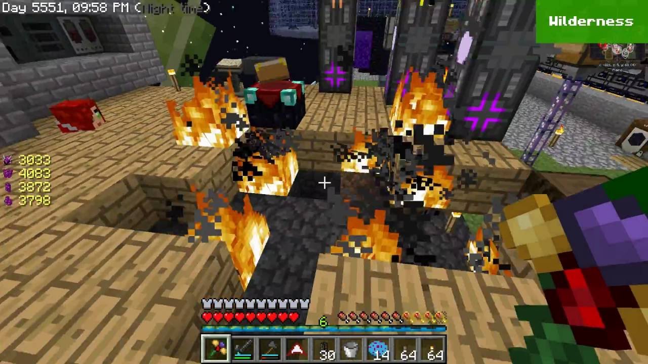 Minecraft - Sky Factory #63: Wither Stars - YouTube