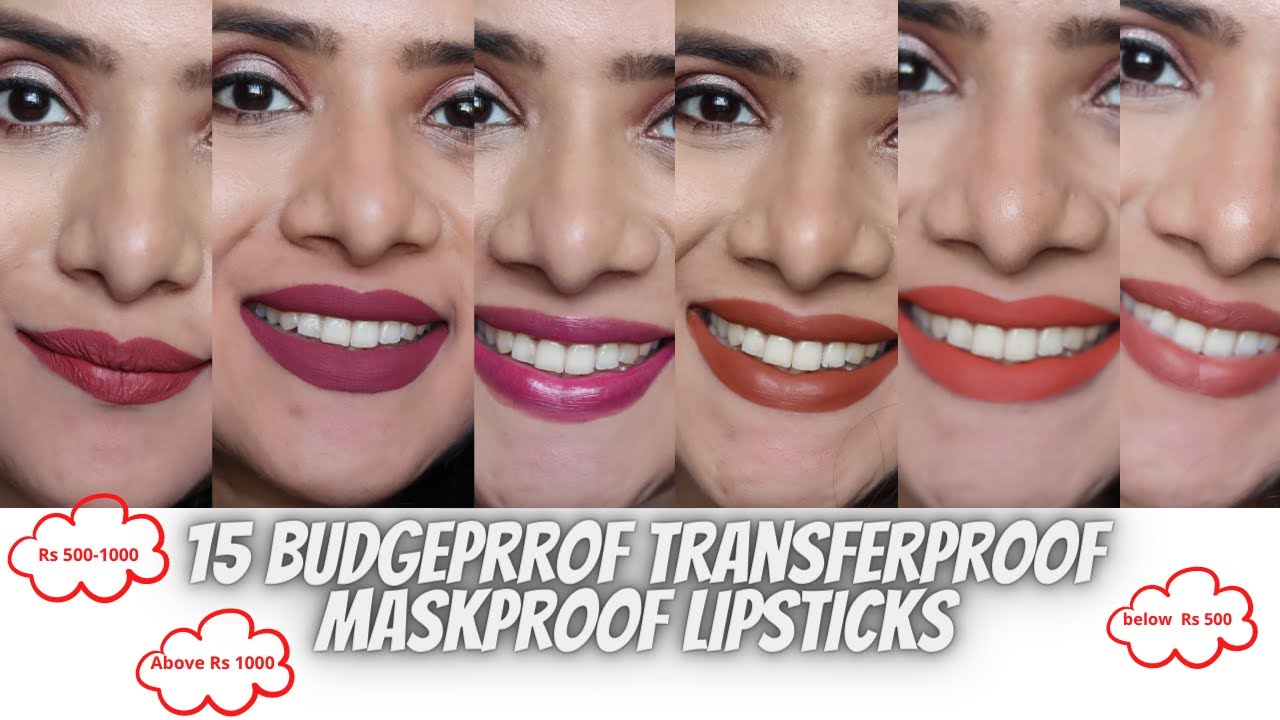 15 BUDGE-PROOF TRANSFER-PROOF & MASK FRIENDLY LIPSTICKS #transferproof ...
