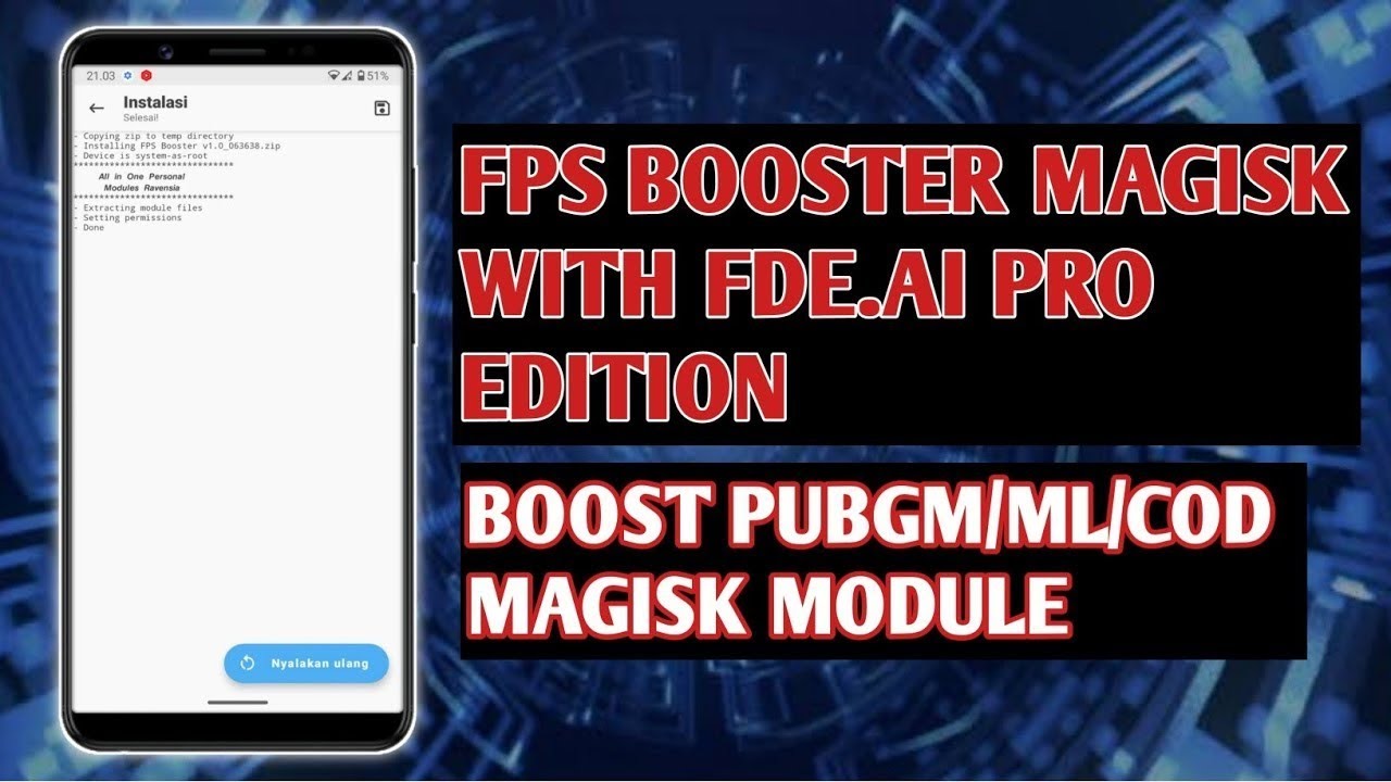Module Magisk Gaming Terbaik || FPS BOOSTER Magisk With FDE.AI Pro ...