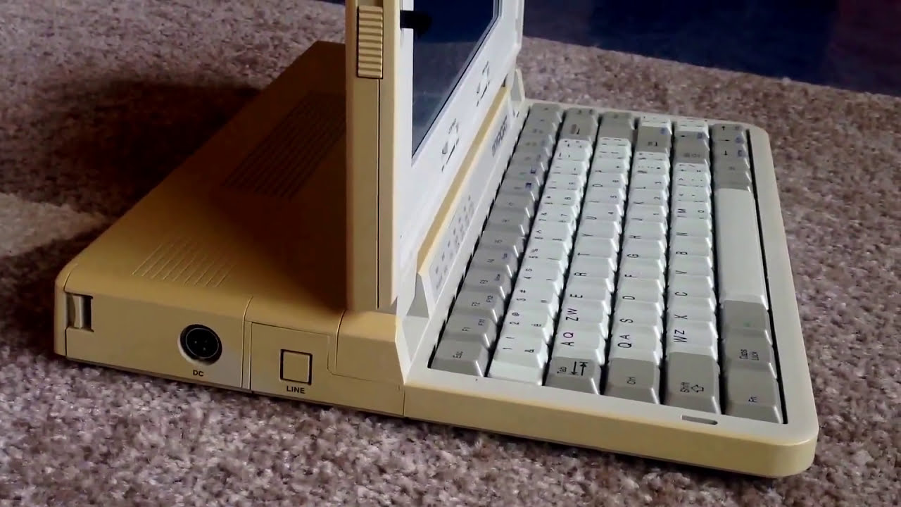 #017 - Zenith Minisport laptop unboxing (1992) - dc4.nl - YouTube