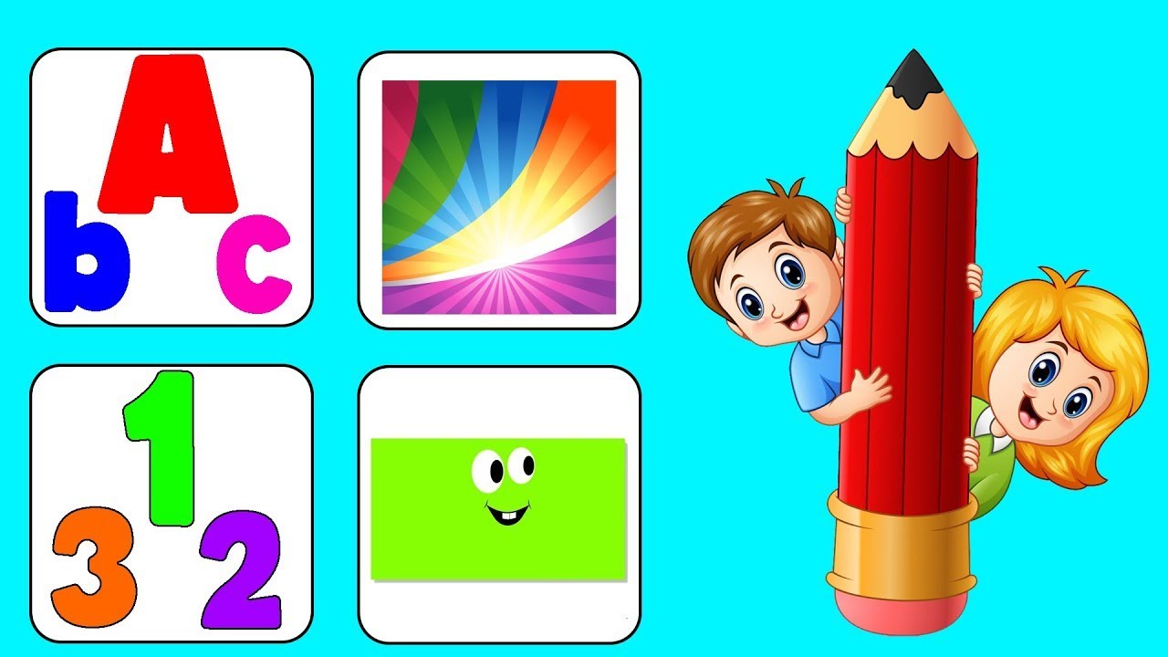 Learn Alphabets, Numbers, Shapes, Colors, Phonics, Vocabulary | Fun ...