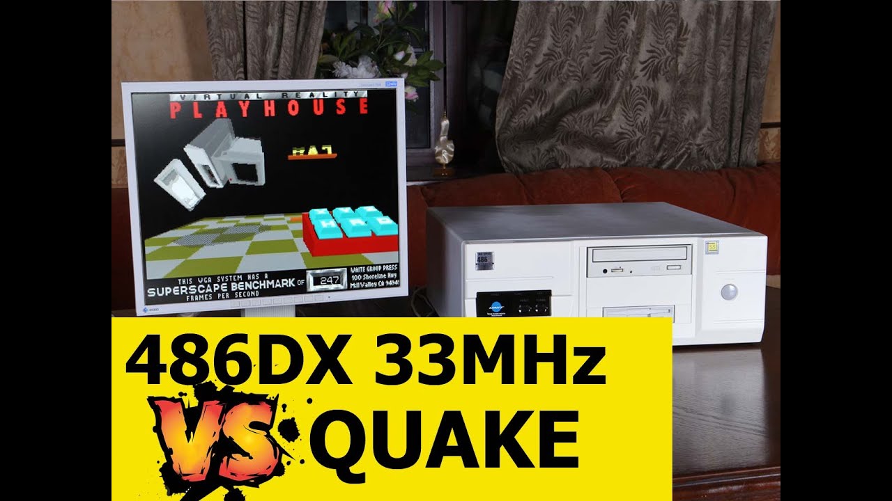 486DX 33MHz / 16Mb / 540Mb. Ретро компьютер. - YouTube