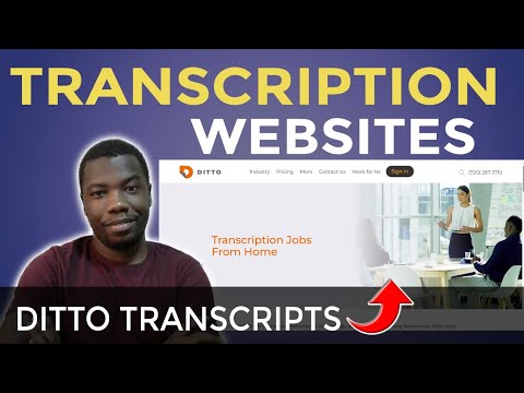 Work From Home - Ditto Transcripts (Transcription Companies) - YouTube