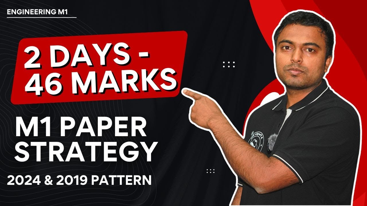 M1 Paper Strategy | 2024 & 2019 Pattern | #endsemexam - YouTube