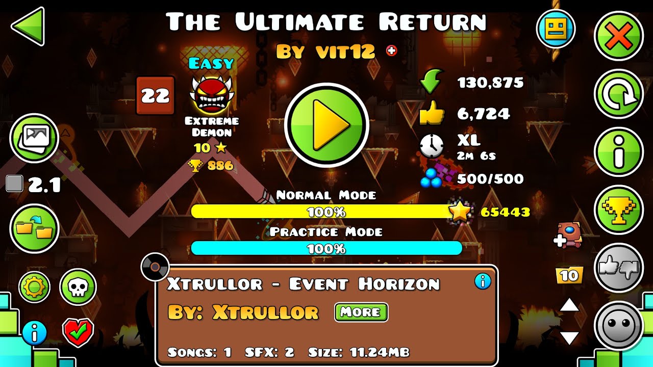The Ultimate Return by vit12 (Extreme Demon) - YouTube