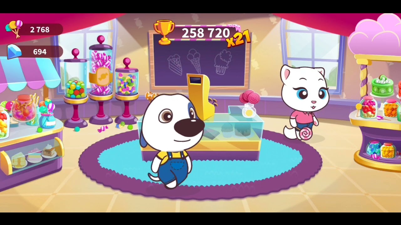 Talking Tom Candy Run -|#60 Tom and his friends Collecting nice😻Candy🍭 ...