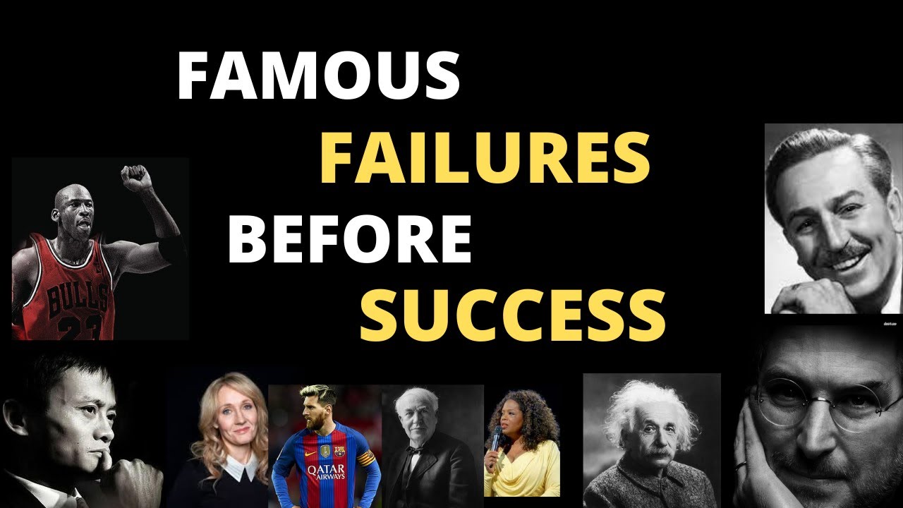 Famous Failures Before Success | Motivational Video | Inspirational ...
