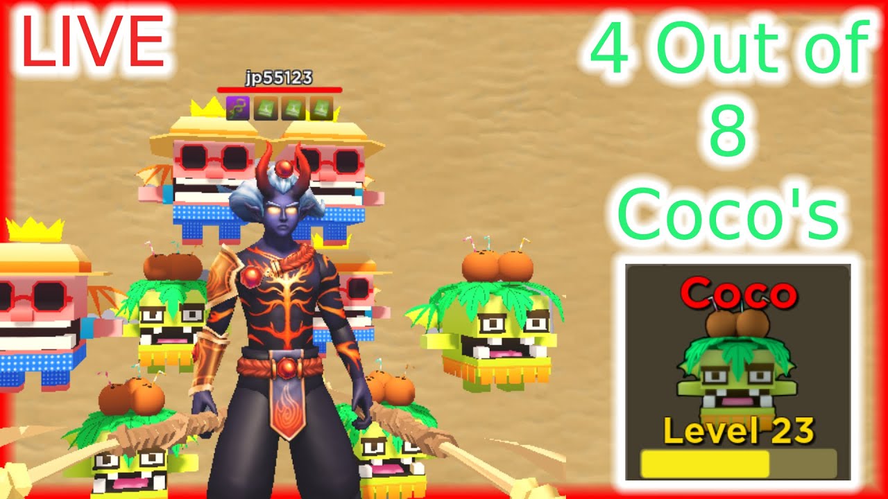 8 Coco's Giant simulator Roblox Live - YouTube