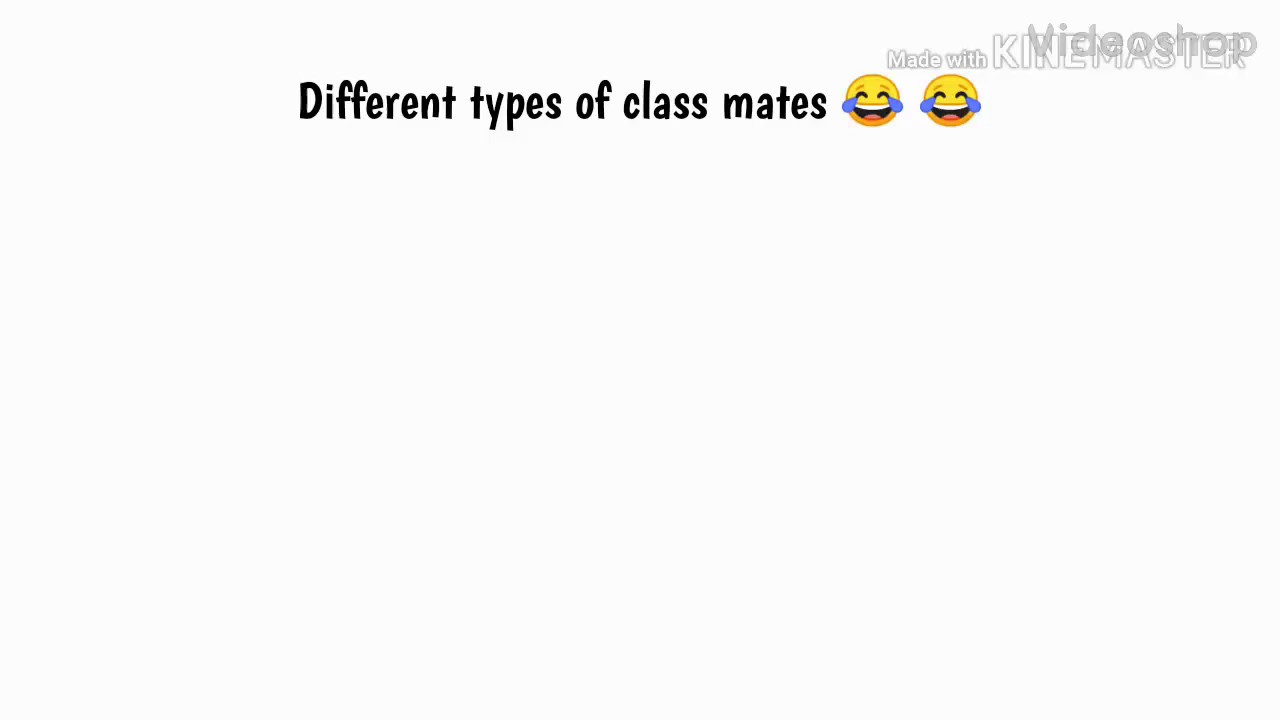 Different types of class mates - YouTube