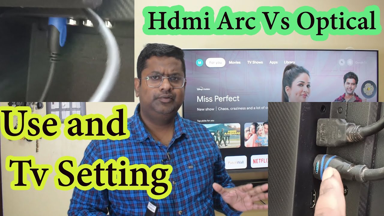 Hdmi Arc Vs Optical Audio Out | Use and Tv Setting - YouTube
