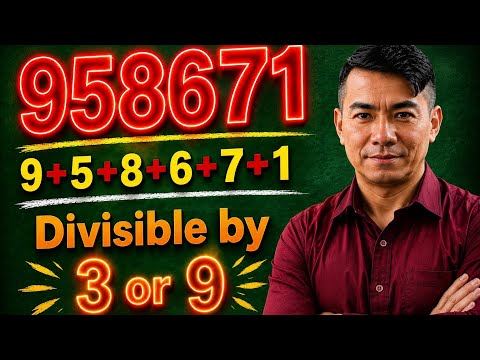Divisibility Rule of 3 & 9 | ❌Avoid Long  DIvision|