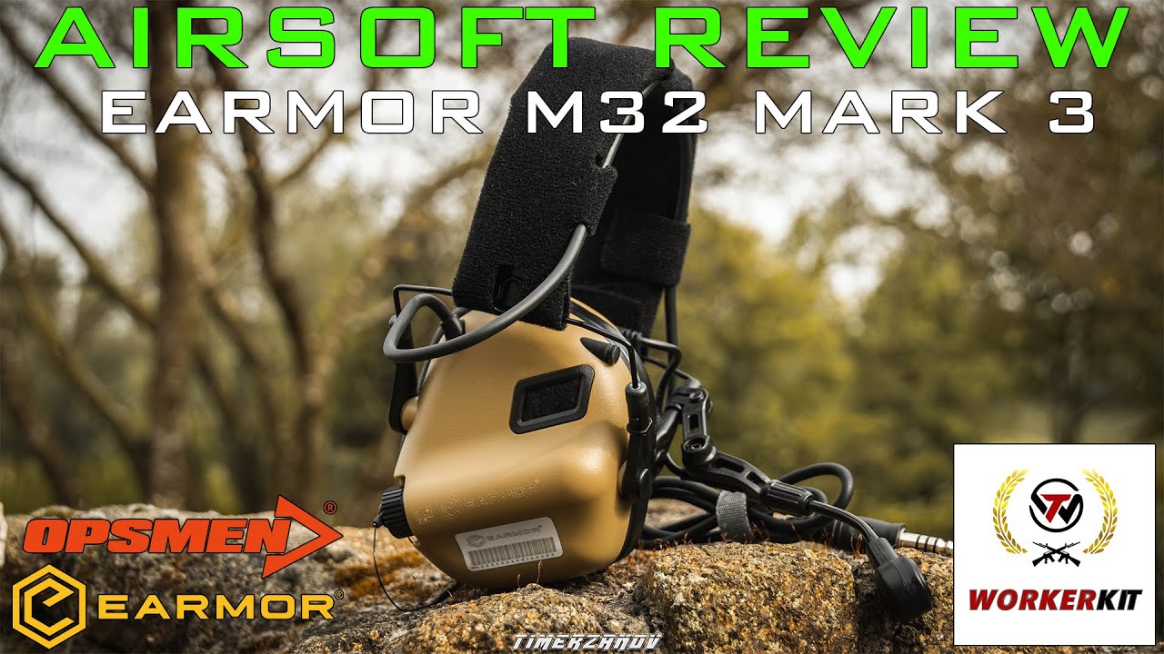 Airsoft Review #242 [GEAR] OPSMEN Earmor M32 Mark 3 Headset (WORKERKIT ...