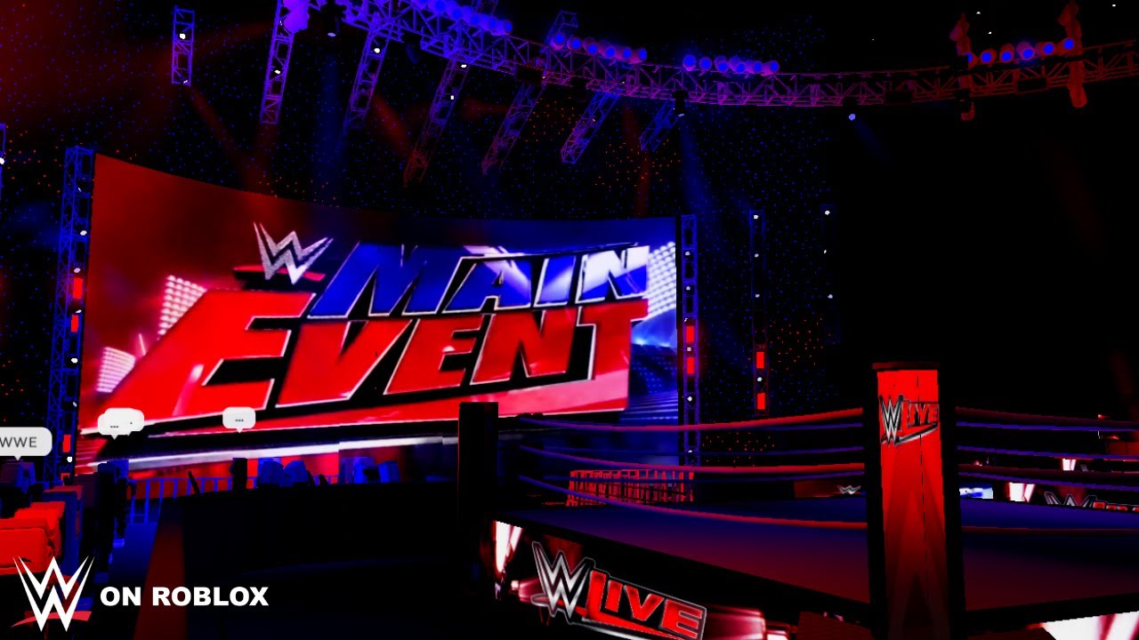 ROBLOX WWE WWE Main Event - OPENED TO PUBLIC - March 12TH - CHAMPAIGN ...