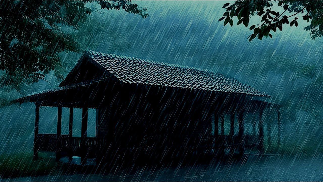 Sleep Well Instantly with Big Storm, Terrible Rain and Thunder Roaring ...