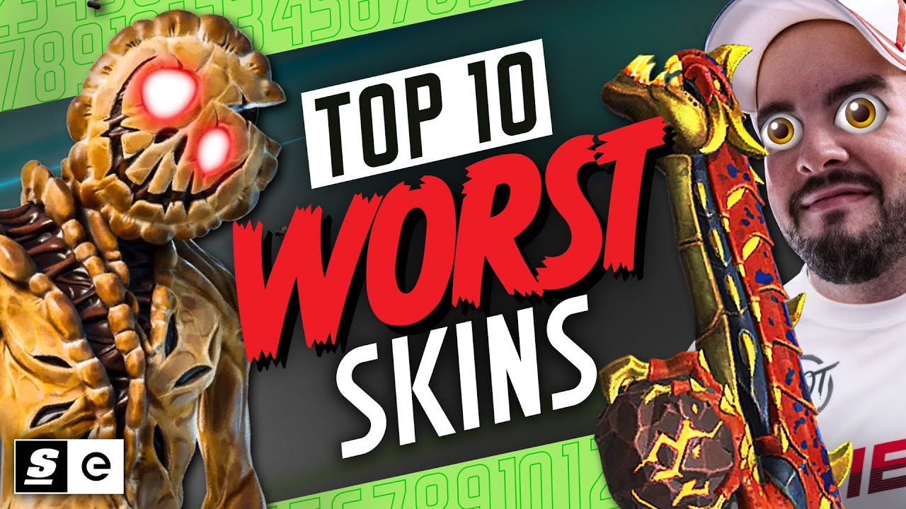 The Top 10 Ugliest Skins in Esports - YouTube