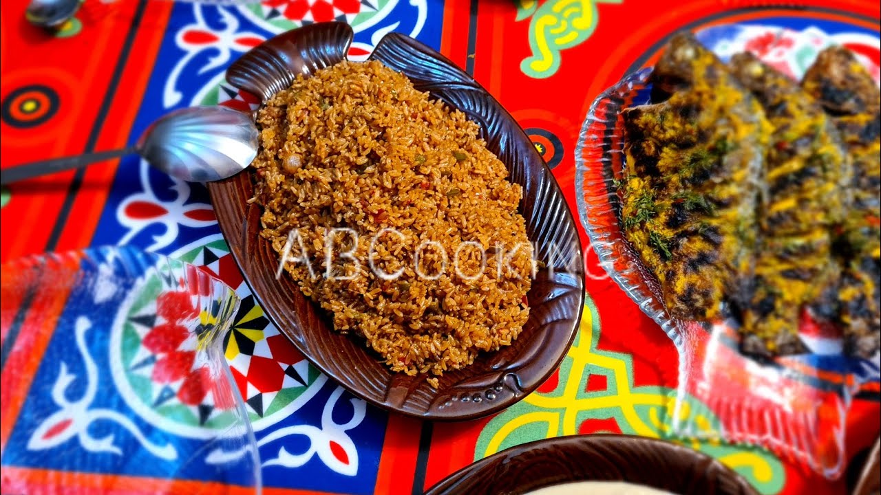 أرز الصيادية بطريقة مختلفة - Egyptian sayadya rice - YouTube