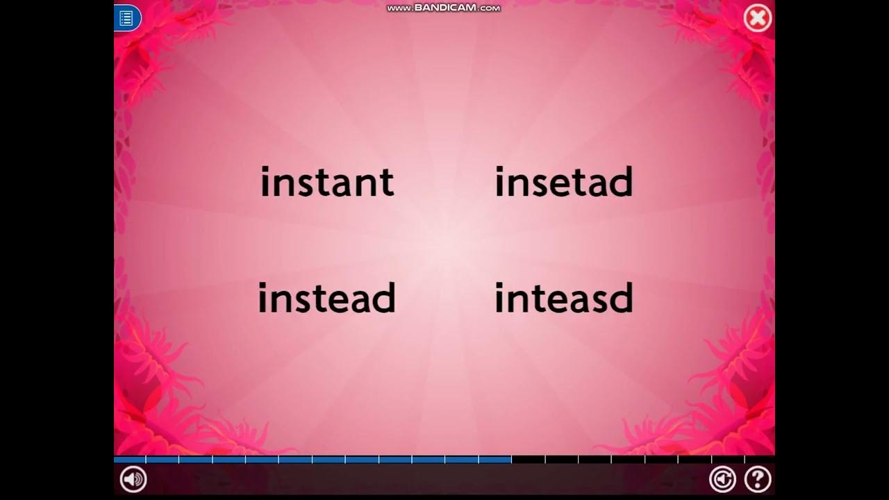 Lexia Core 5 Reading Level 16 Sight Words 7 Skill Check - YouTube