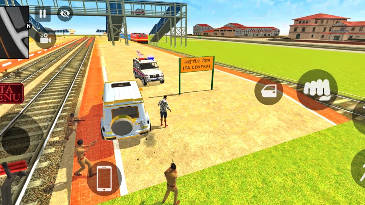 Car bike game franklin ordered an police and driving a police car and G-wagon - YouTube