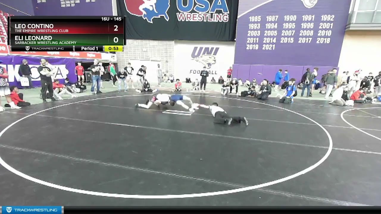 145 Lbs Quarterfinal - Leo Contino, The Empire Wrestling Club Vs Eli ...