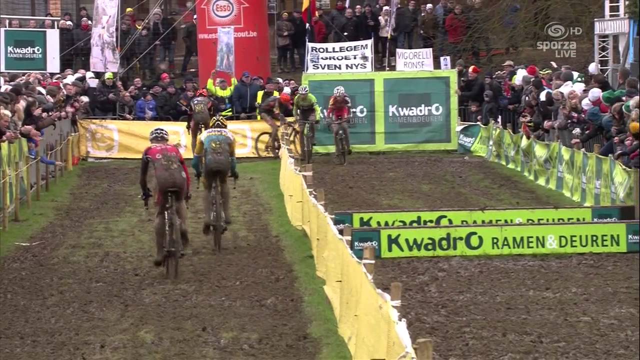 National Championship Cyclocross Belgium - 11-1-2015 - Erpe Mere - YouTube