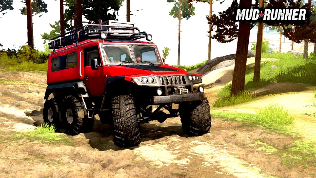 MudRunner Rocky Mountain Valley - Trekol 6x6 - YouTube