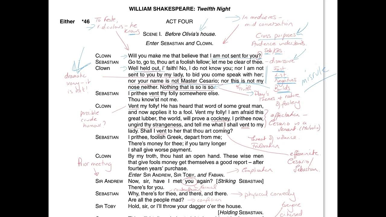 Twelfth Night Act 4 Scene 1 - YouTube