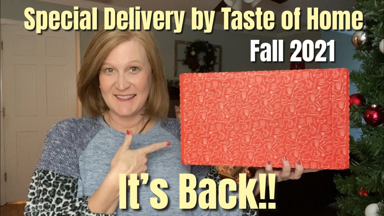 Taste of Home Special Delivery Box | December 2021 | It's Back - YouTube
