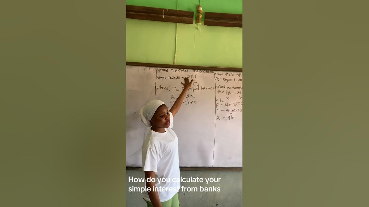 Simple interest calculation - YouTube
