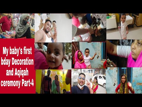 My Princess Best Aqiqah Ceremony | bday party decoration | Azwa | Zuheb | waseem khan everyday