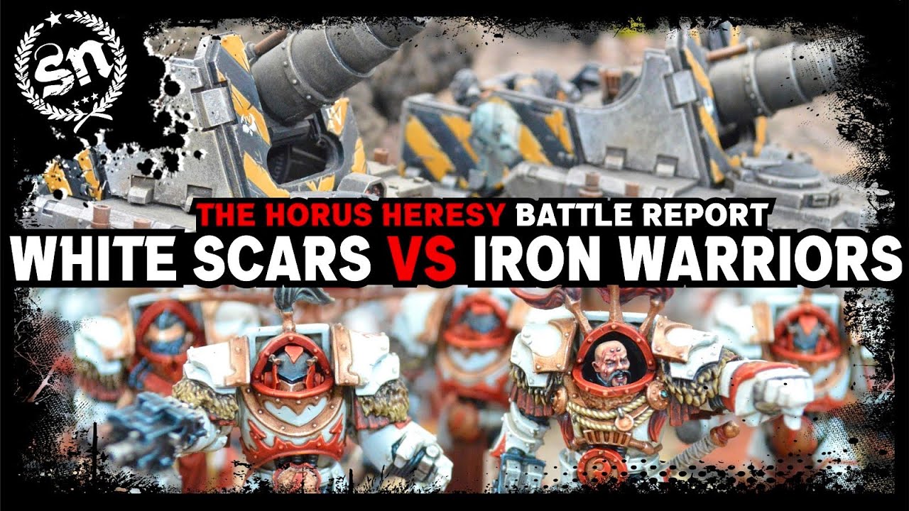 White Scars vs Iron Warriors - The Horus Heresy (Battle Report) - YouTube