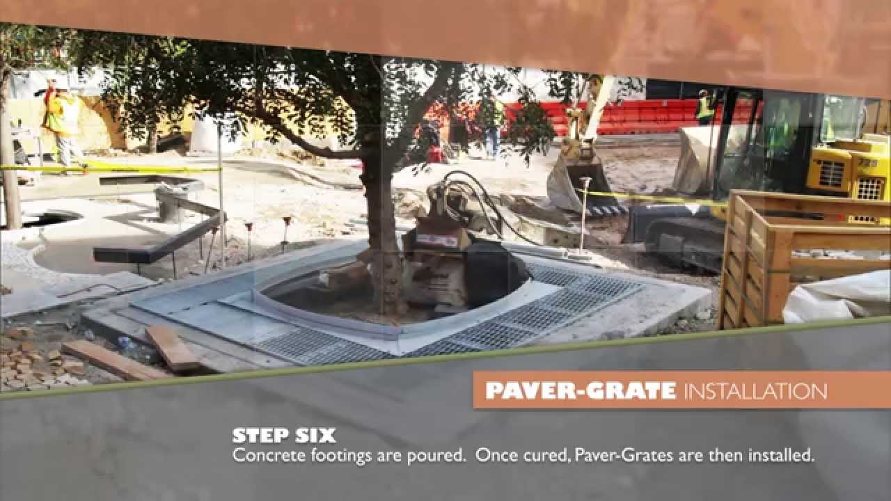 Ironsmith Custom Paver-Grate™ and treegrate MGM - YouTube