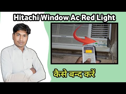 Hitachi Window Ac Red Light Off//Hitachi Window Ac Filter Light Reset# ...