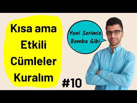 💥 #10  Kısa ama Etkili Cümleler Kuralım (yeni seri bomba gibi) 🙋‍♂️