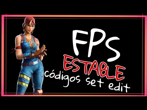 (FPS ESTABLES) Códigos set edit ayudan a mantener los fps estables - YouTube