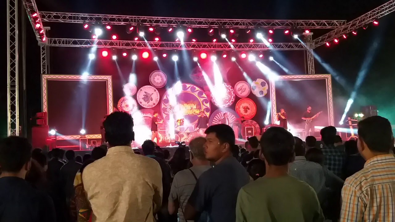 Pineapple Express band performance in goa.. food festival 2018 - YouTube