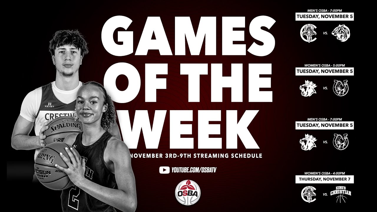 OSBA Game of the Week: OSBA Women's 🏀 - Bill Crothers S.S. vs. Royal ...