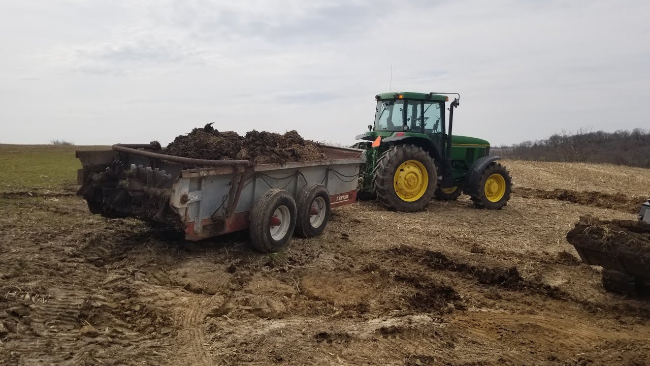 Hauling Spring Manure - YouTube