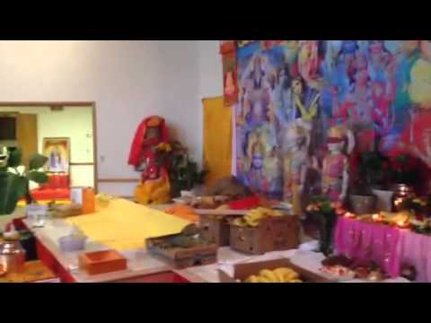 Hindu temple Wilton - YouTube