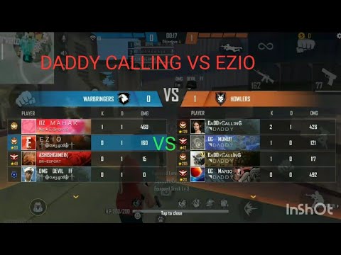 WE KILLED DADDY CALLING😎 IN FREE FIRE @DADDY CALLING | INTENSE MATCH ...