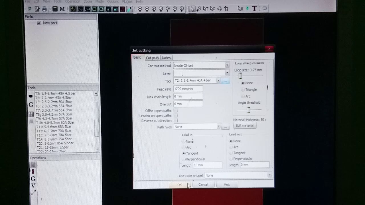 Tutorial sheetcam 2 (tool set) - YouTube