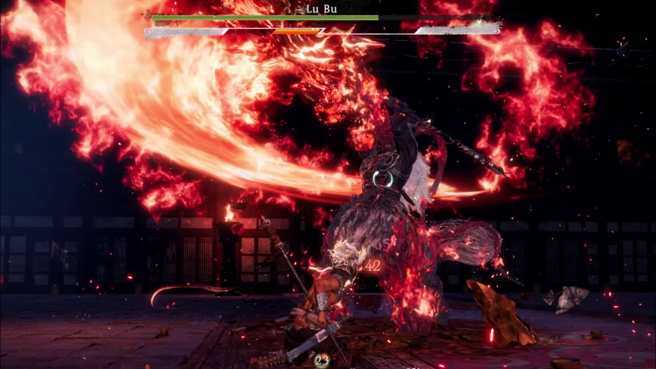 Wo Long: Fallen Dynasty - Lu Bu in Demon Form (Boss Fight/No Spoilers ...