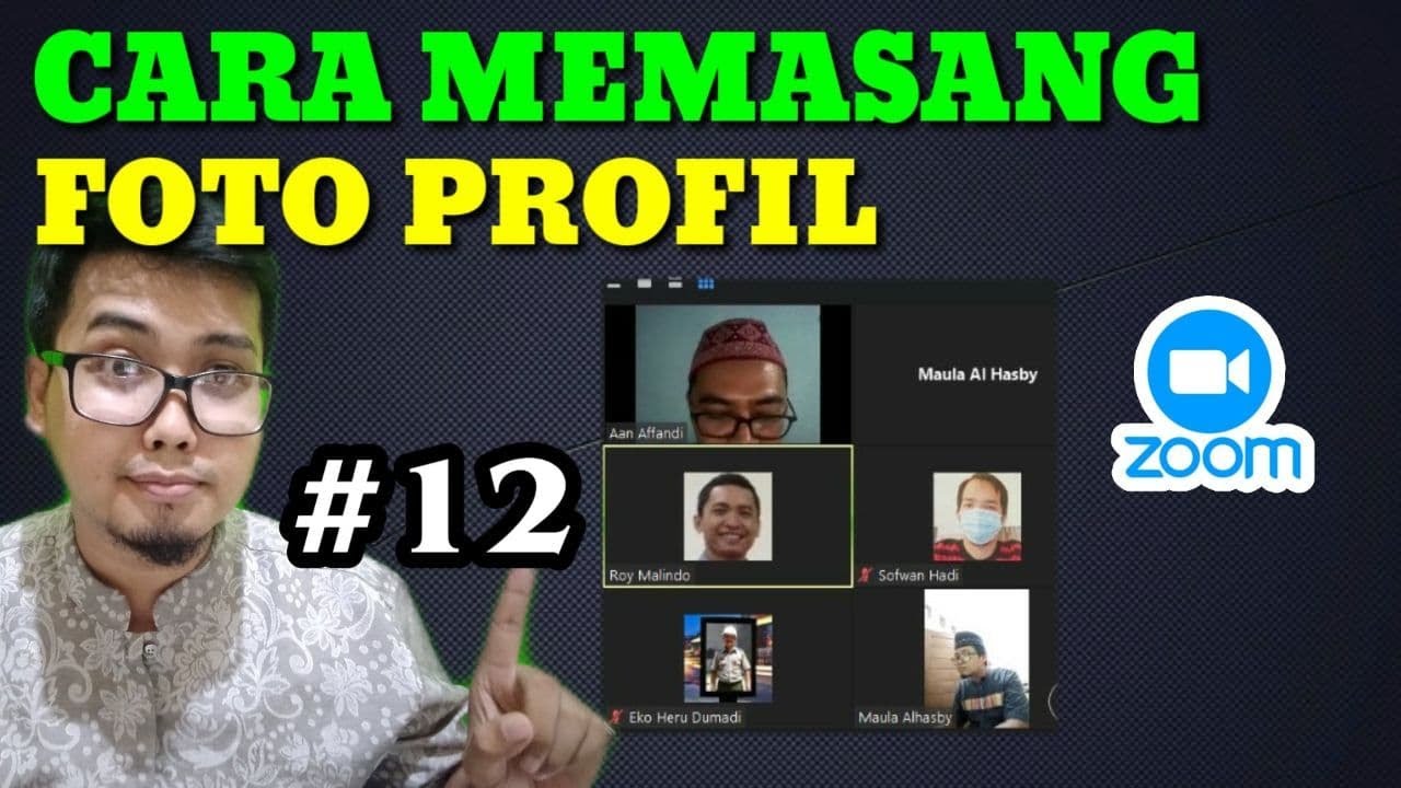 CARA MEMASANG FOTO PROFIL DI ZOOM - #12 - YouTube