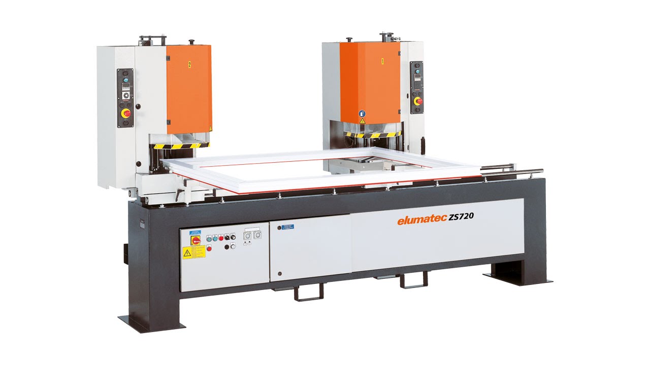 ZS 720 - 2-Kopf-Schweißmaschine - elumatec AG - YouTube