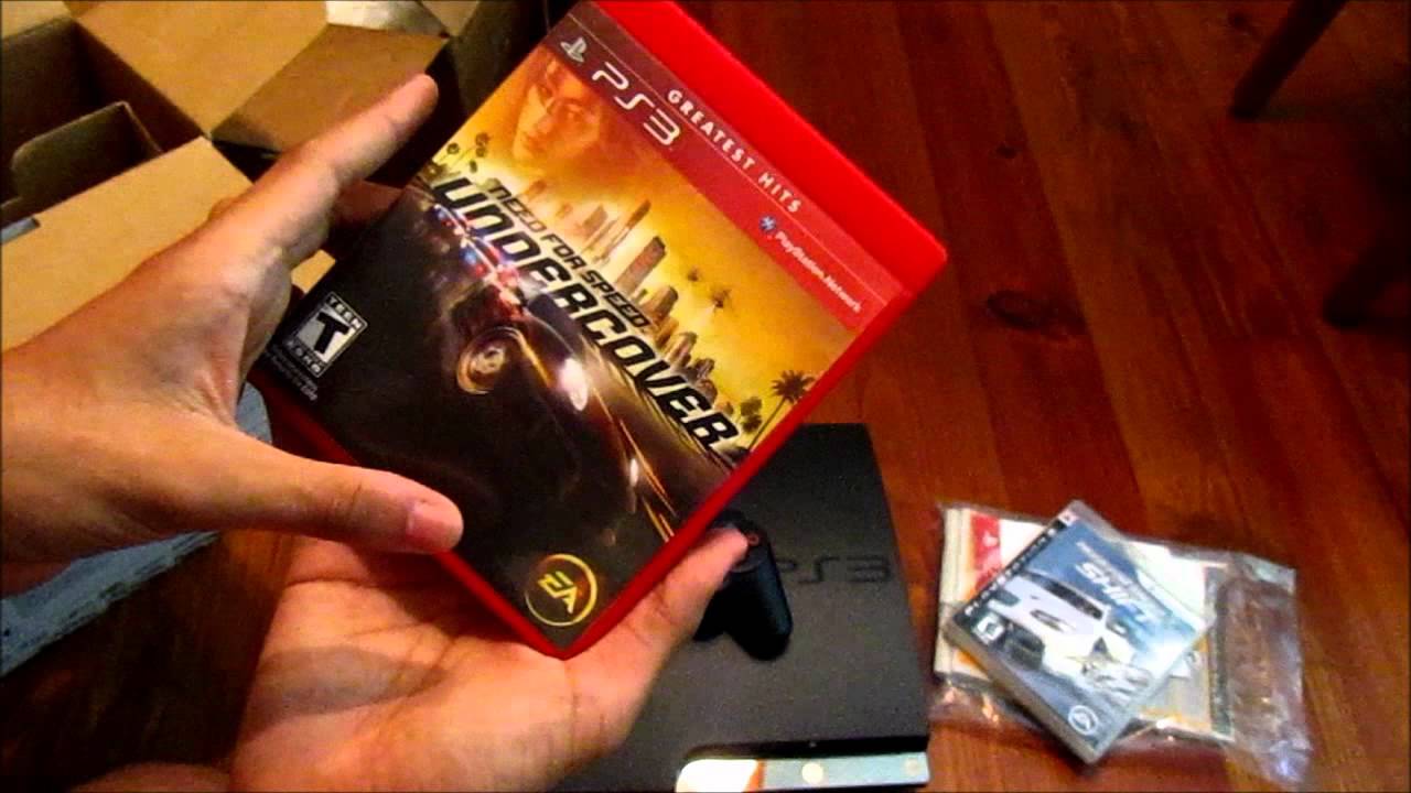 Sony PS3 Unboxing (Contest Prize) - YouTube